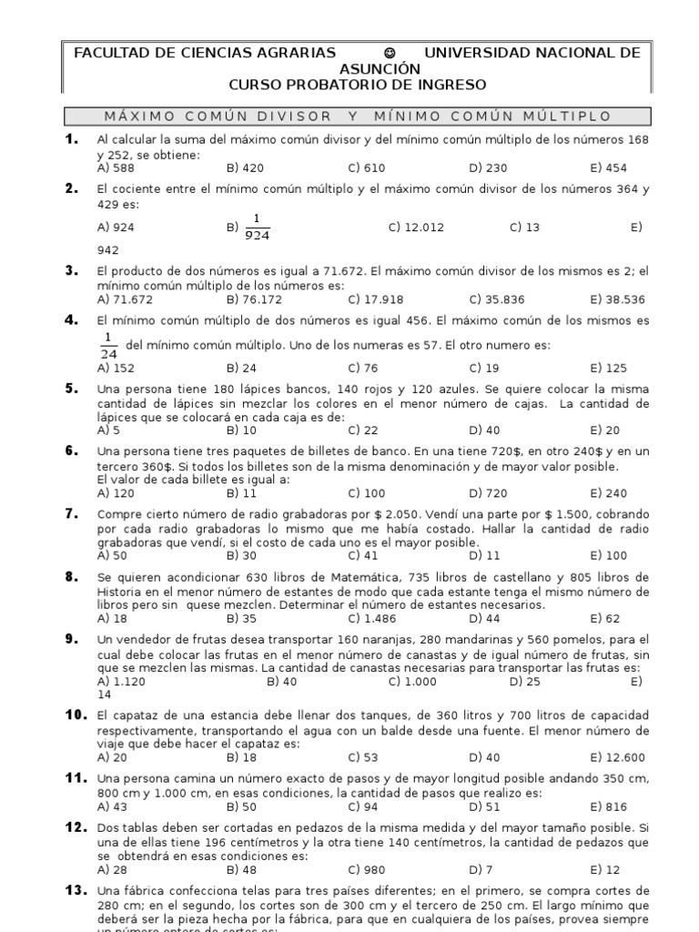 Matematica - Cap 2 - Ejer 3 | PDF | Matemáticas discretas | Teoría de los números