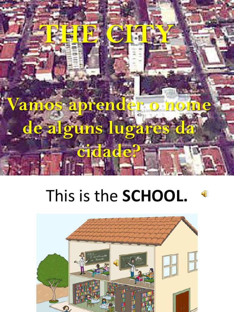 The City: Vamos Aprender o Nome de Alguns Lugares Da Cidade? | PDF ...