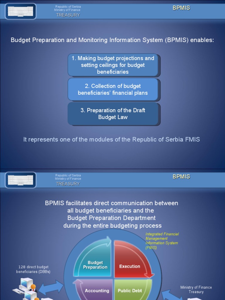 Budget Preparation and Monitoring Information System | PDF | National ...