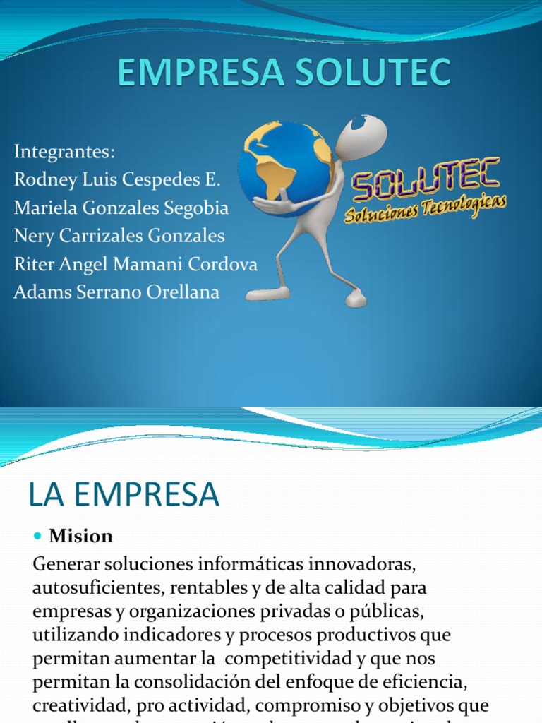 Empresa Solutec | PDF | Calidad (comercial) | Ingeniería de software