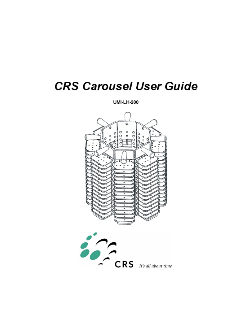 CRS Robotics Carousel User Guide | PDF | Microtiter Plate | Electrical ...