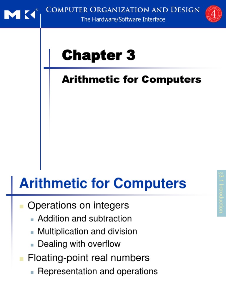 Chapter 3 Arithmetic For Computers (Revised) | PDF | Numbers | Computer ...