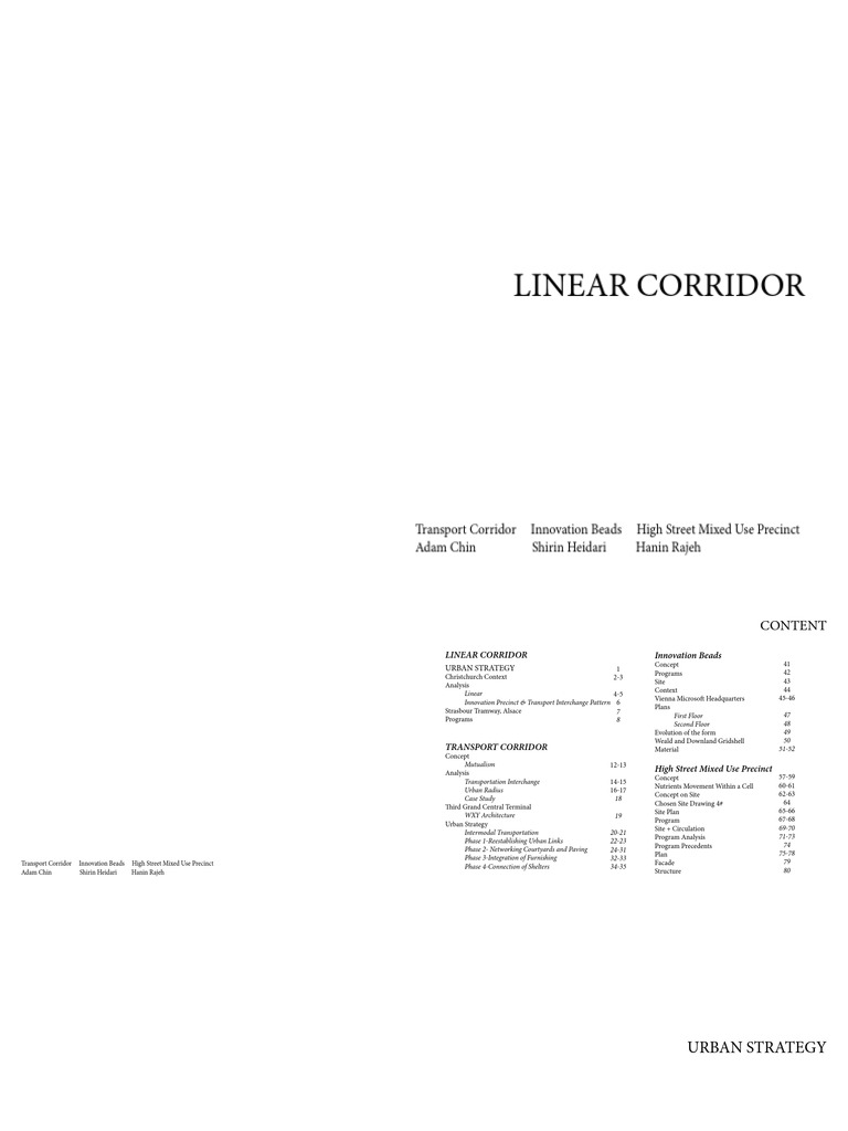 Linear Corridor | PDF | Wood | Trees