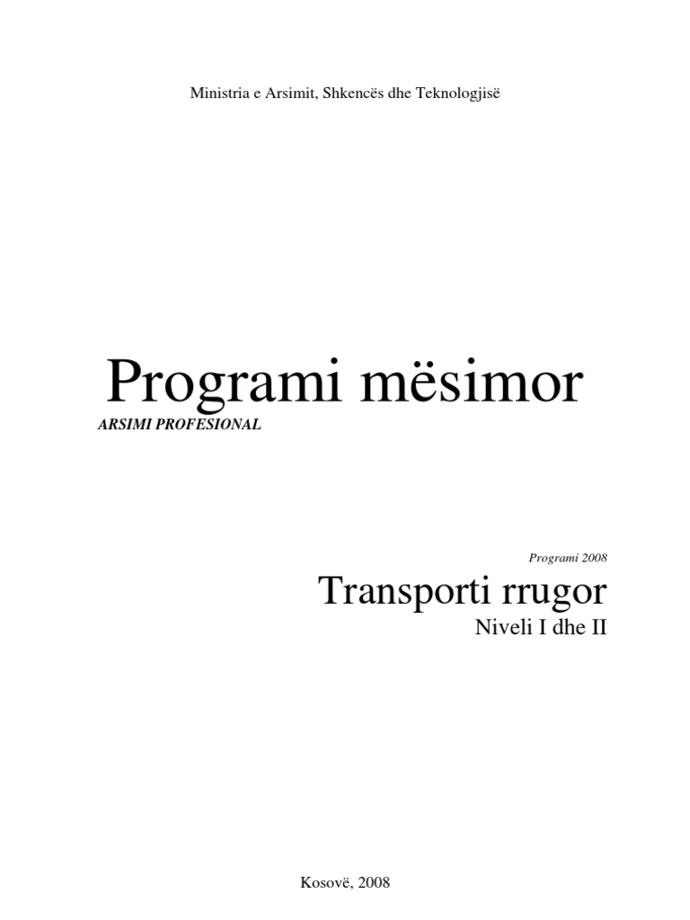 Korniza-Transporti Rrugor | PDF