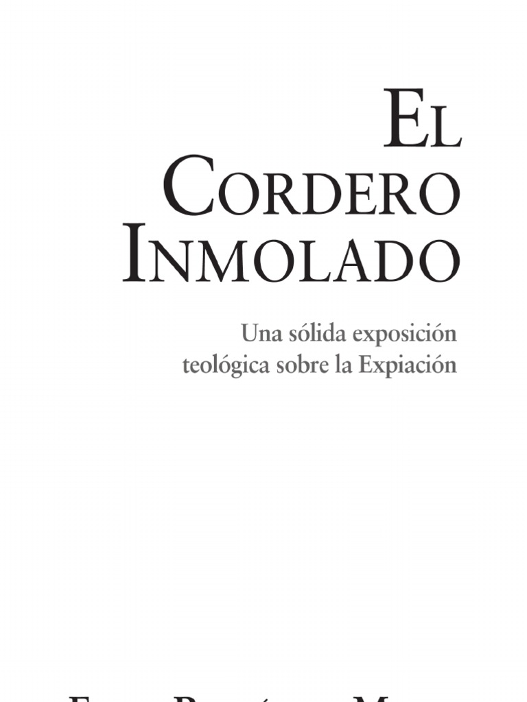 Cordero Inmolado - Capítulo 1 | PDF | La resurrección de Jesús | Jesús
