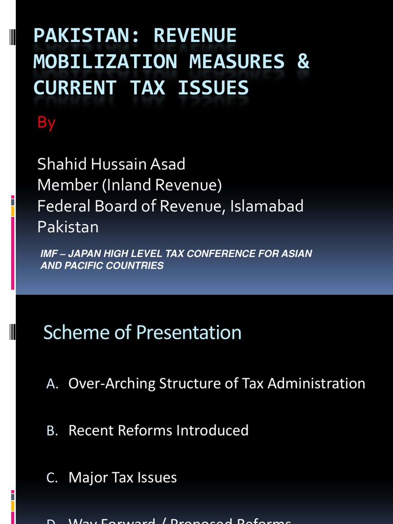 Issues of Taxation in Pakistan and Its Solutions | PDF | Value Added ...