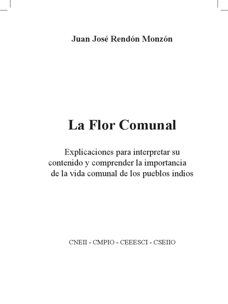 La Flor Comunal | PDF | Comunidad | Agricultura