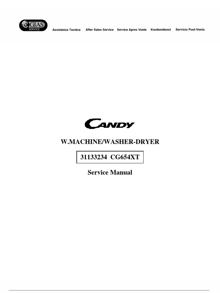 Candy Cg654xt | PDF