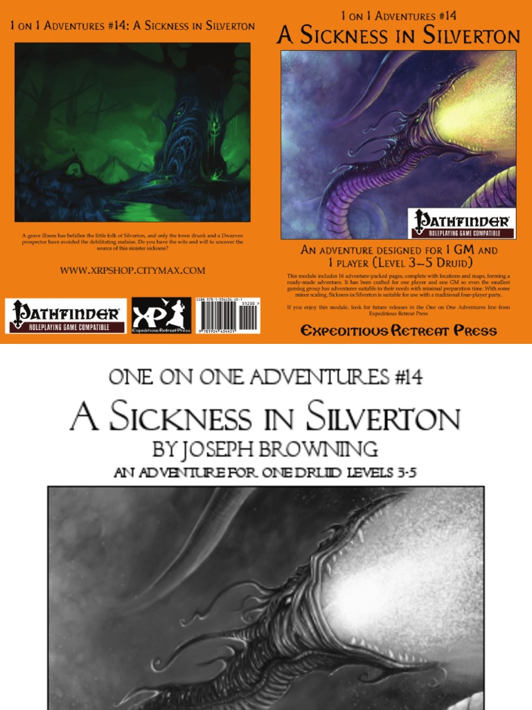 1 On 1 Adventures 14 - A Sickness in Silverton | PDF | Spider | Runes