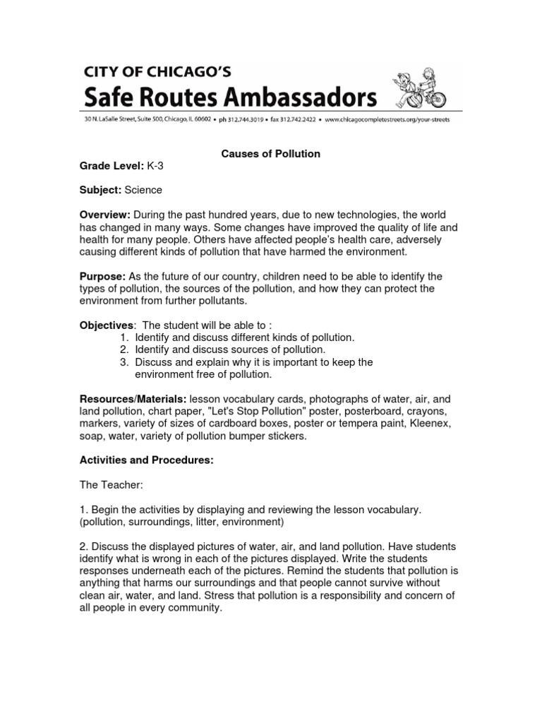 Pollution Awareness for Grade 2 | PDF | Social Science