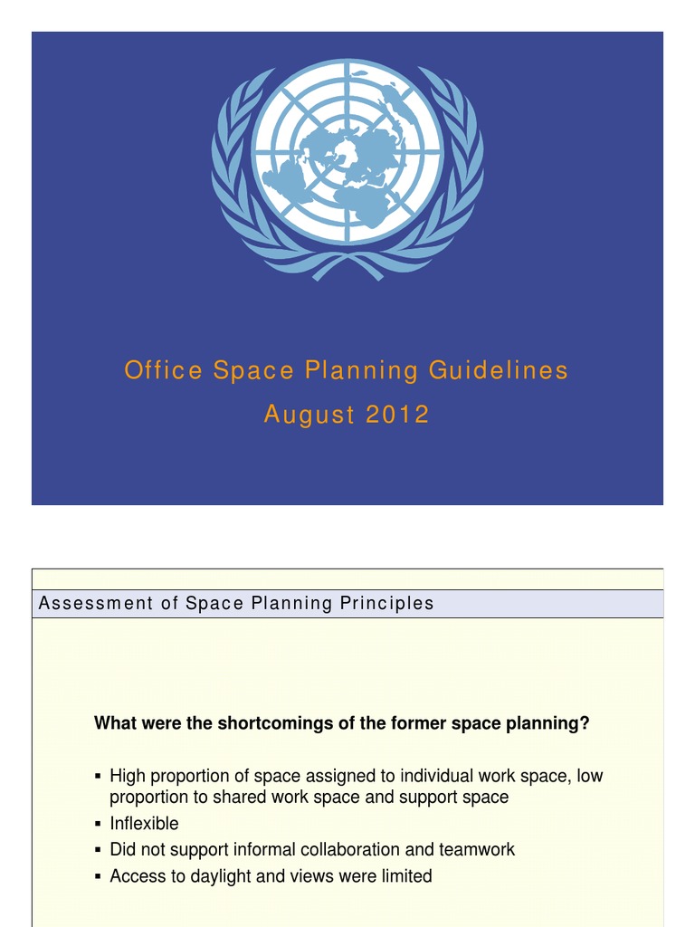 Office Space Planning Standards Guide | PDF | Business