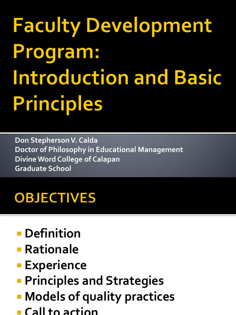 Faculty Development in Education | PDF | Medical Education | Medical School