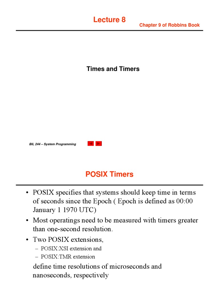Times and Timers: Chapter 9 of Robbins Book | PDF | Computer Programming | Areas Of Computer Science