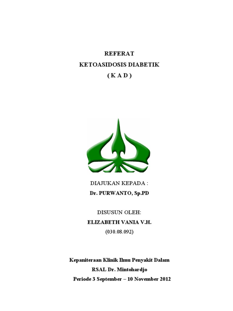 Referat KAD | PDF | Kesehatan Holistik