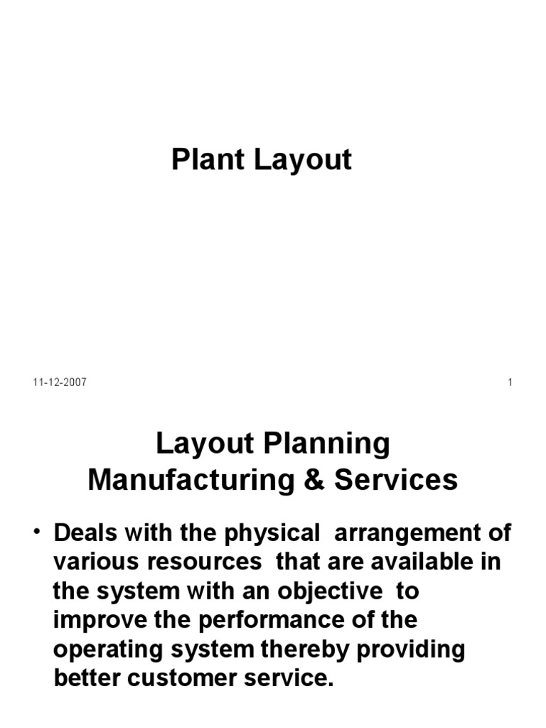 Plant Layout | PDF | Automation | Computer Aided Design