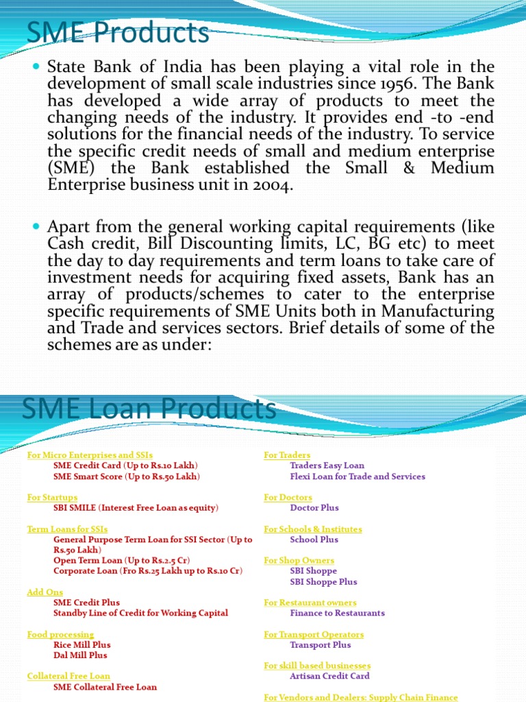 SME Products | PDF