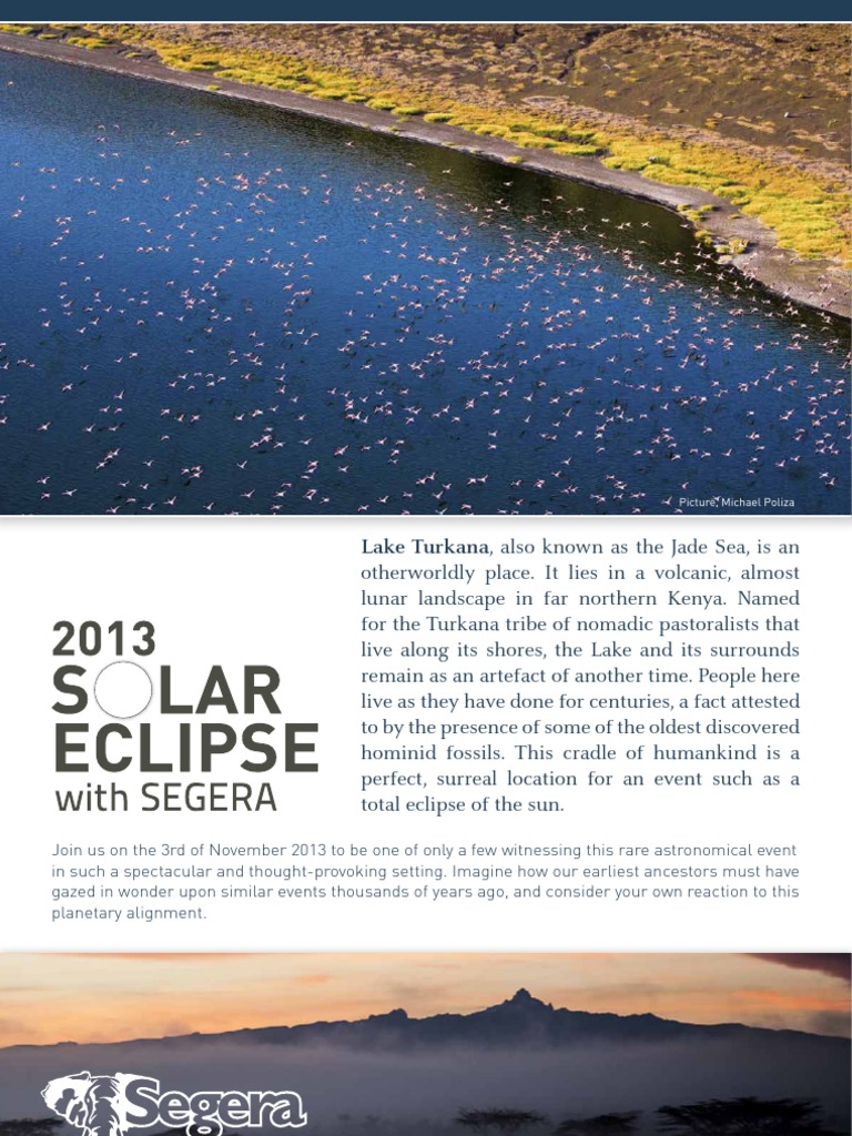 Total Solar Eclipse at Lake Turkana 2013 | PDF