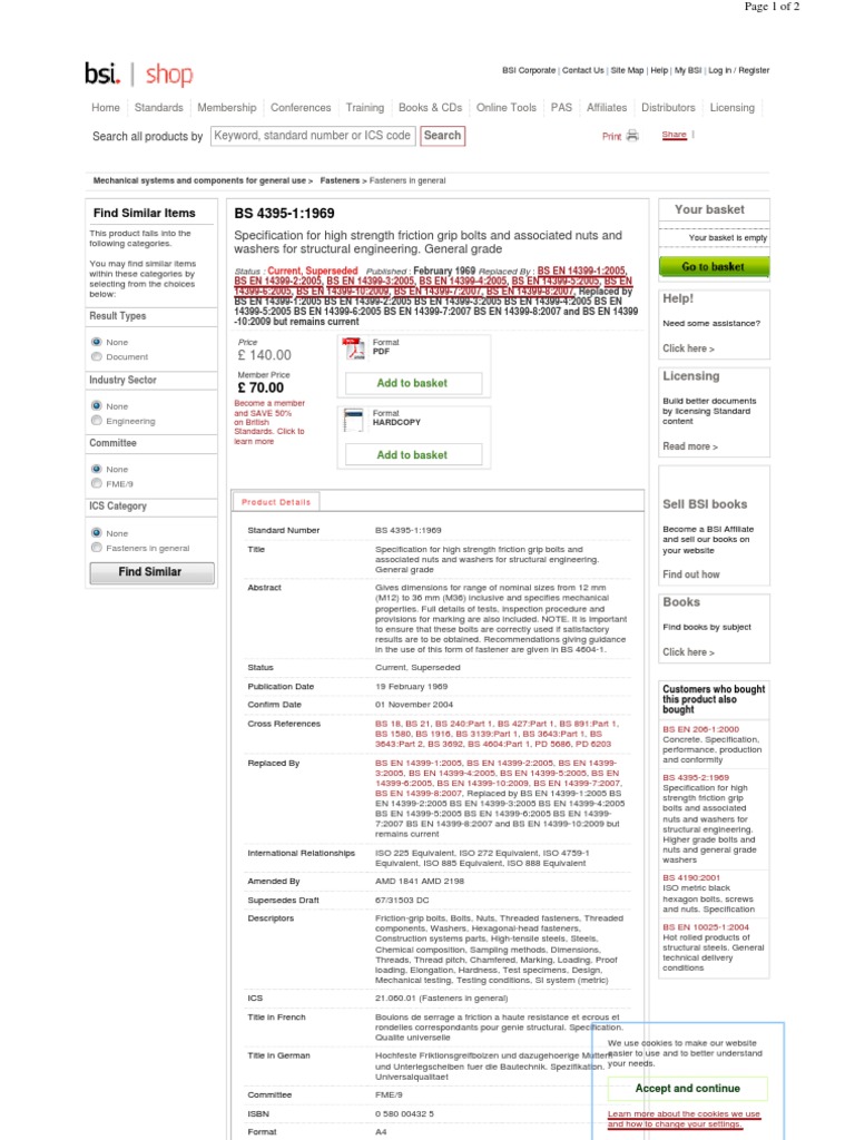Friction Grip Bolt PDF | Download Free PDF | Screw | Nut (Hardware)