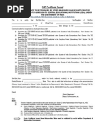 Goa Self Declaration For OBC | PDF | Government