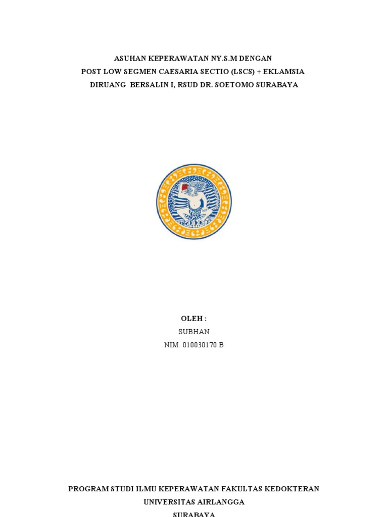 Post Lscs Eklamsia | PDF