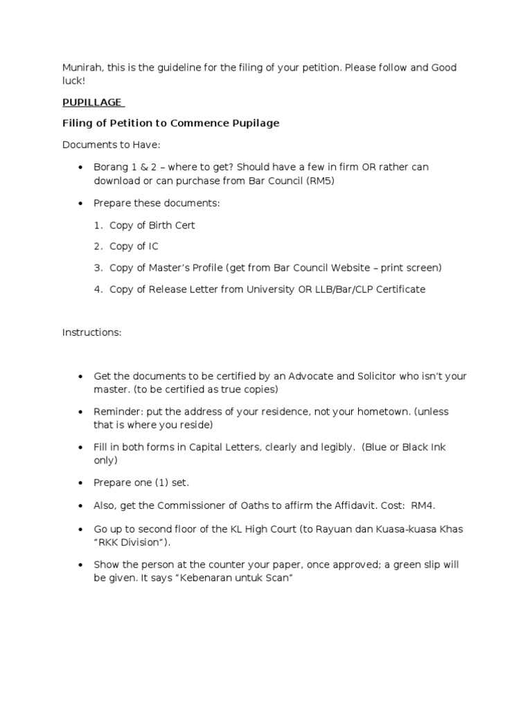 Chambering Filing ProceCdures | PDF | Government Information | Government