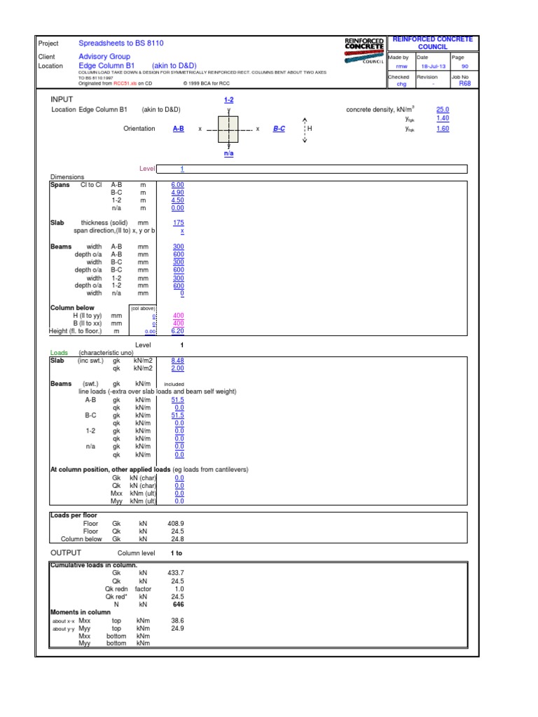 Column Design | PDF | Column | Solid Mechanics