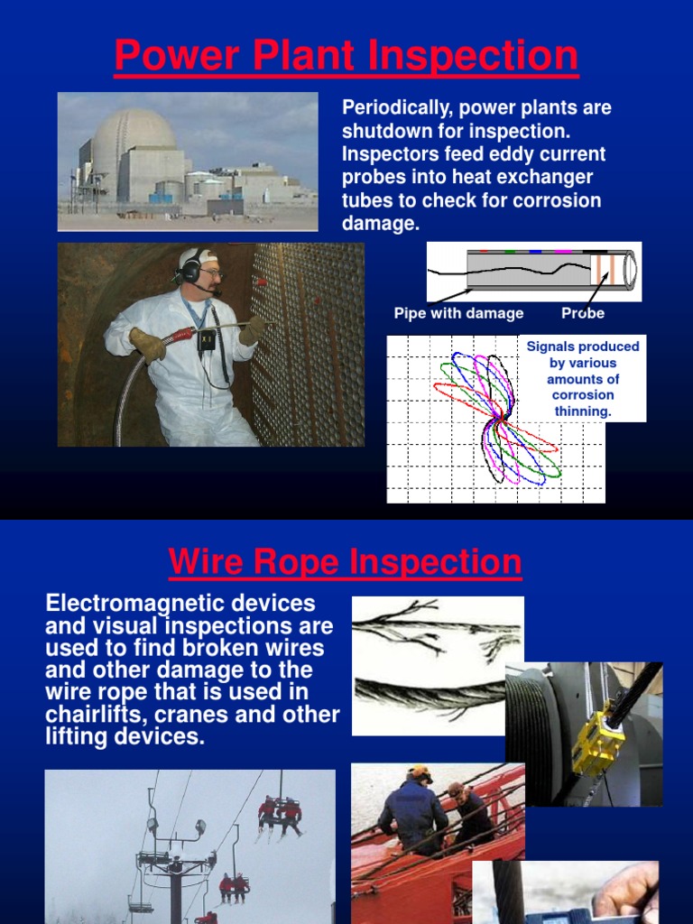 Different NDT Inspections Examples | PDF | Nondestructive Testing ...