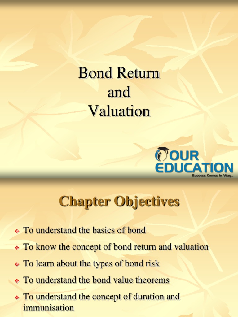 Bond Return and Valuation Basics | PDF | Bond Duration | Bonds (Finance)