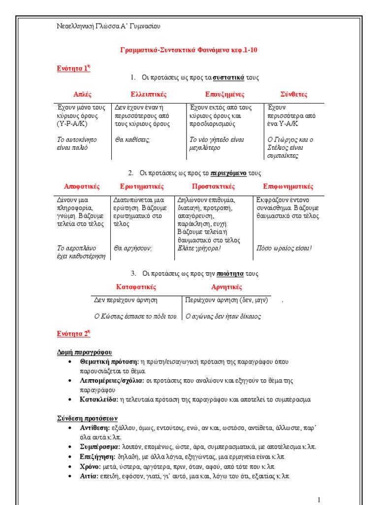ΝΕΟΕΛΛΗΝΙΚΗ ΓΛΩΣΣΑ συνολικά | PDF