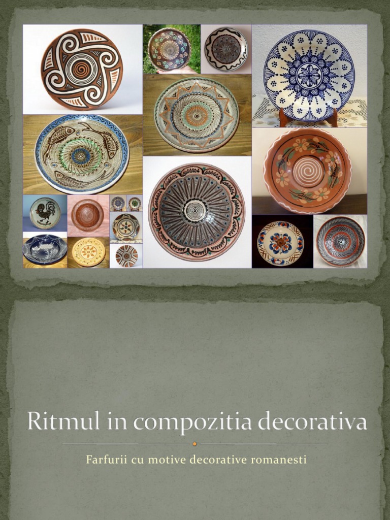 Ritmul in Compozitia Decorativa | PDF