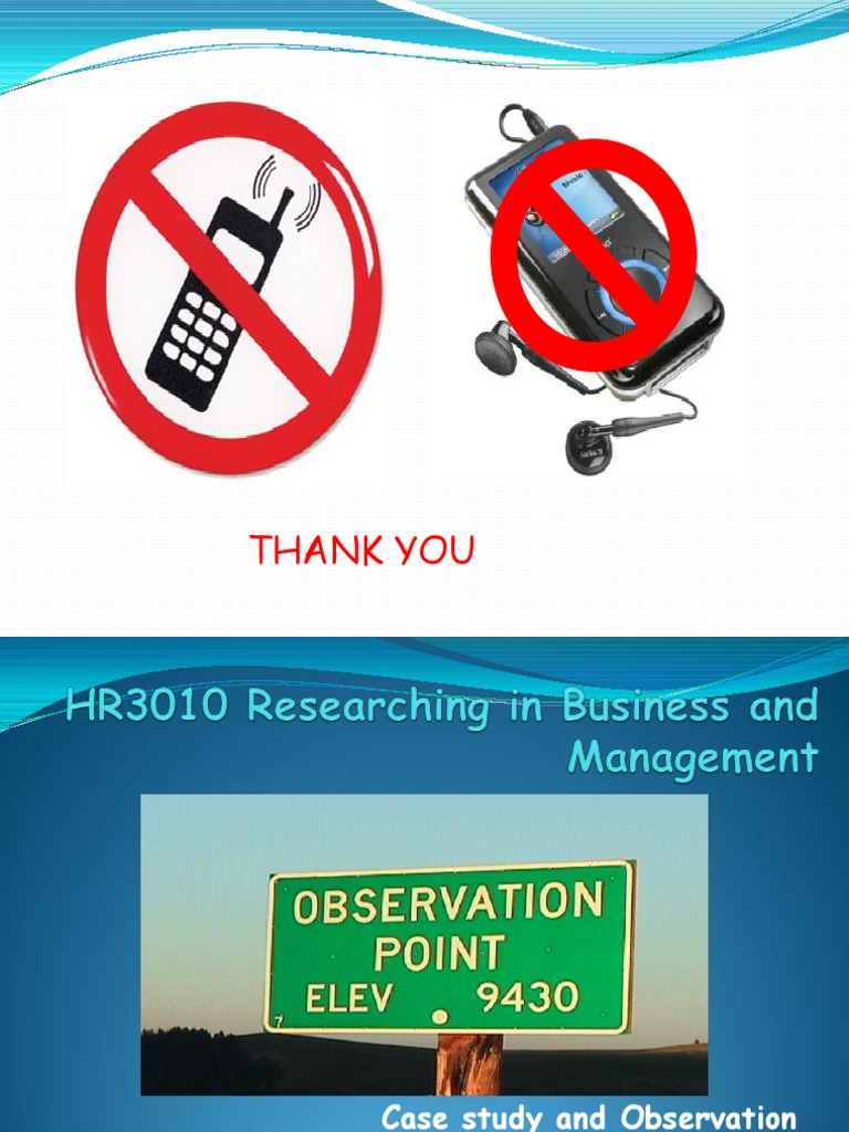 Case Study and Observation | PDF | Case Study | Observation