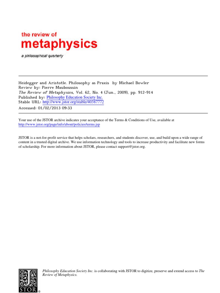 Michael Bowler Review II | PDF | Martin Heidegger | Edmund Husserl