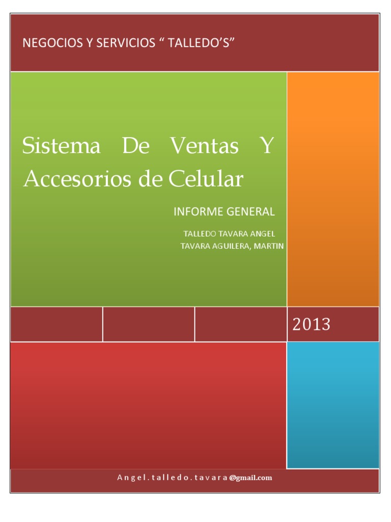 Sistema de Compra y Venta de Celulares | PDF | Telefonía móvil | Caso ...