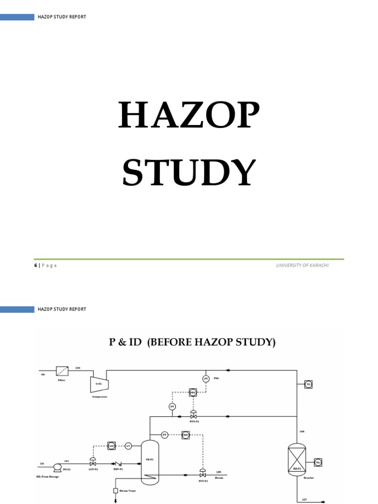 HAZOP Study (Part II) | PDF | Chemical Reactor | Pump