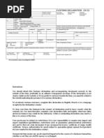 India Post CN22 Customs Form Guide | PDF