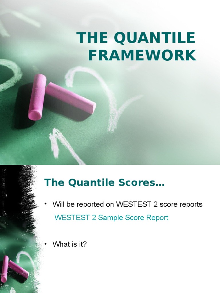 The Quantile Framework | PDF | Differentiated Instruction | National ...