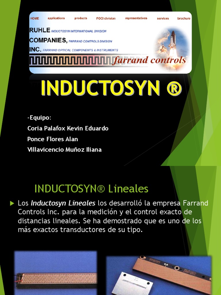 Exposición 3 Inductosyn | PDF | Linealidad | Ingenieria Eléctrica