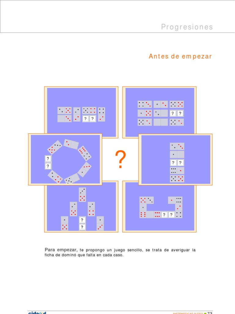 Teoria Progresiones | PDF | Métodos y materiales de enseñanza
