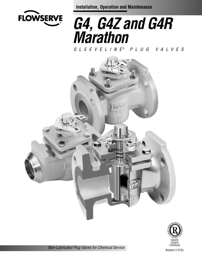 G4, G4Z and G4R Marathon: Sleeveline Plug Valves | PDF