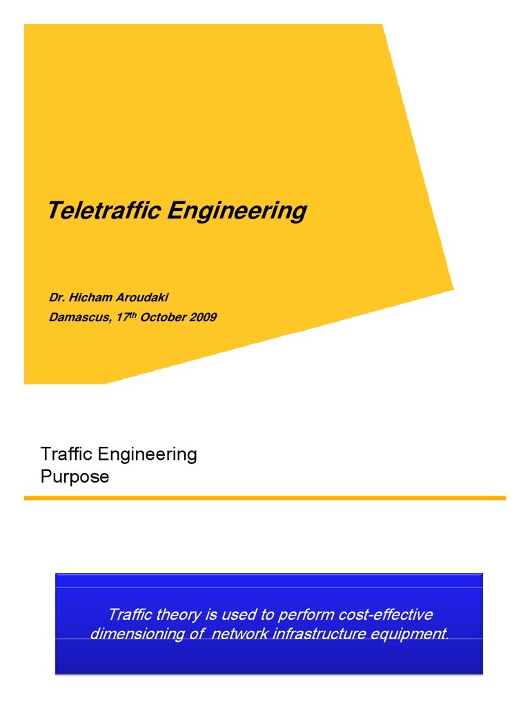 Teletraffic Engineering Basics | PDF | Poisson Distribution | Teaching ...