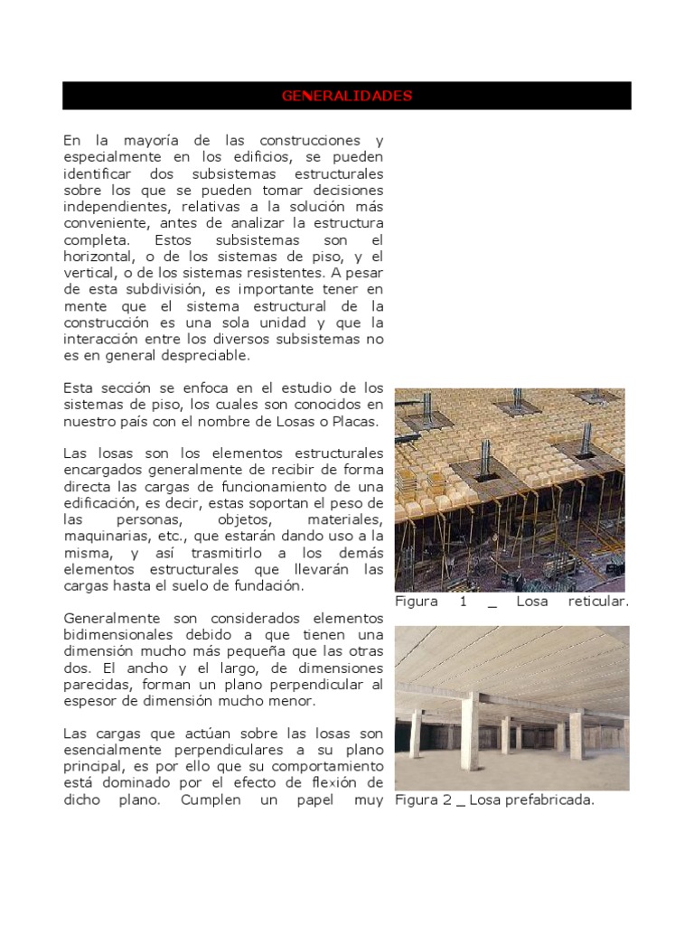 Losas Nervadas | PDF | Acero | Doblar