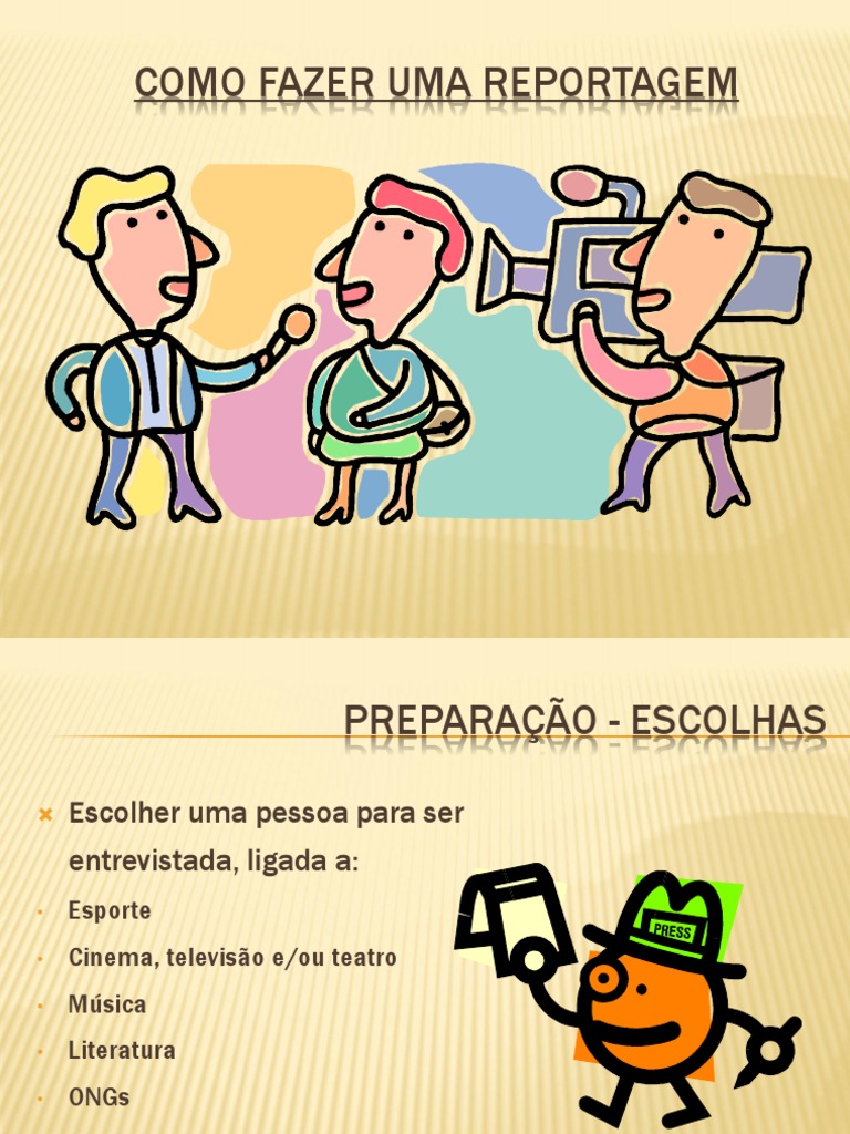 Guia Prático para Fazer uma Reportagem | PDF | Entrevista | Roteiro