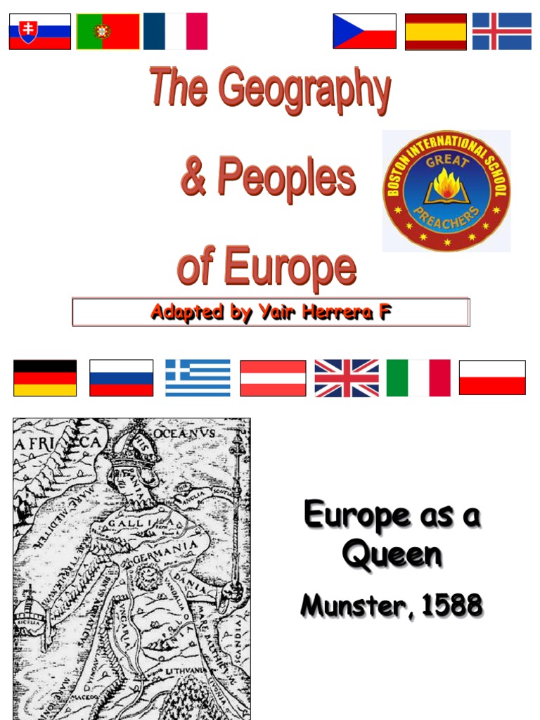 Europe: Geography, Rivers, and Regions | PDF | Mediterranean Sea | Danube