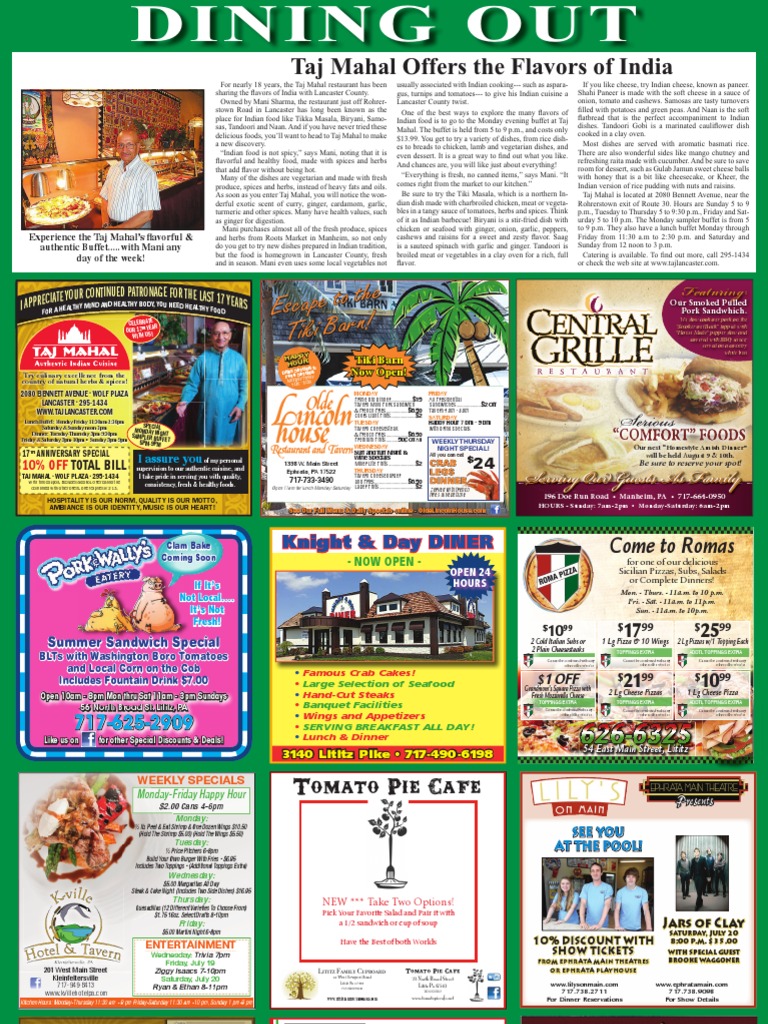 Dining Out Guide | PDF | Indian Cuisine | Asian Cuisine