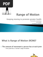 Range of Motion | PDF