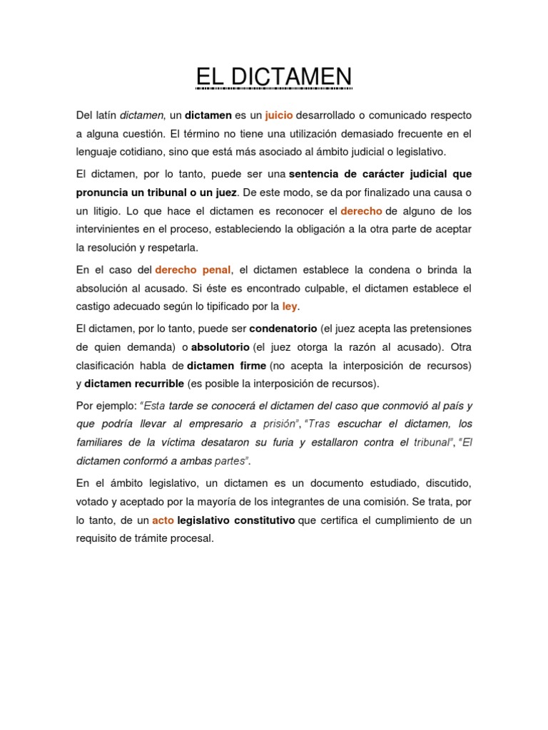 Definición y Tipos de Dictamen | PDF | Principios contables ...