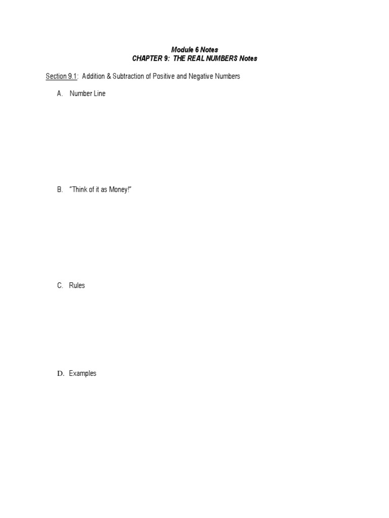 Module 6 Notes | PDF