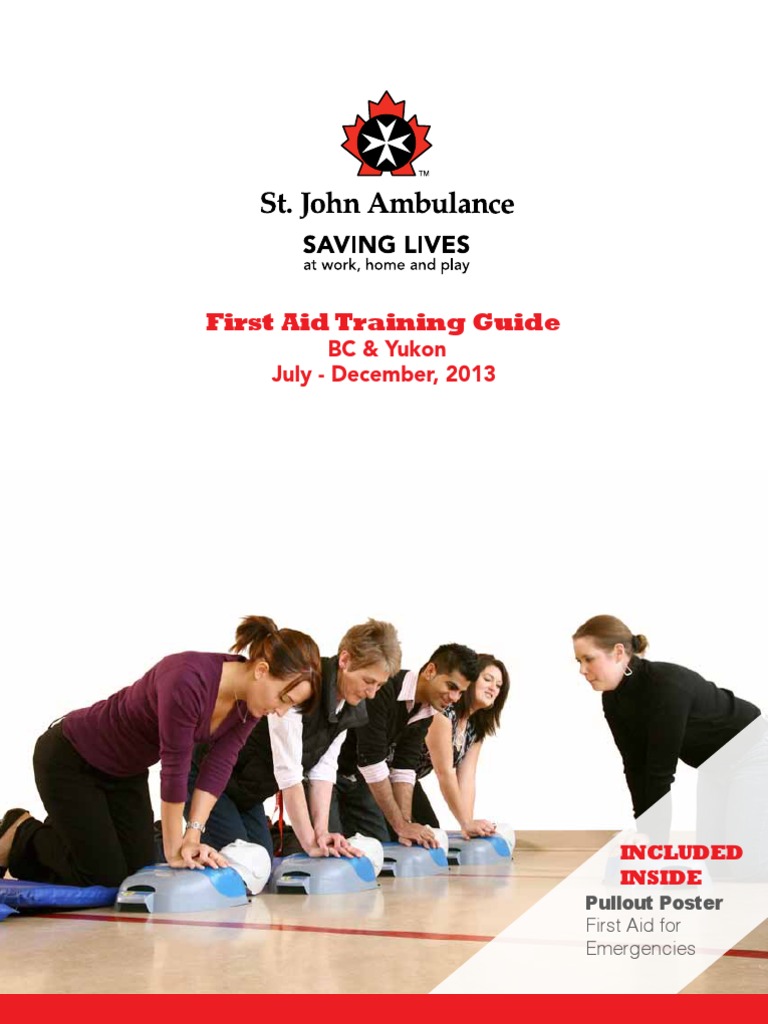 ST John Ambulance Training Guide: July - December 2013 | PDF | First ...