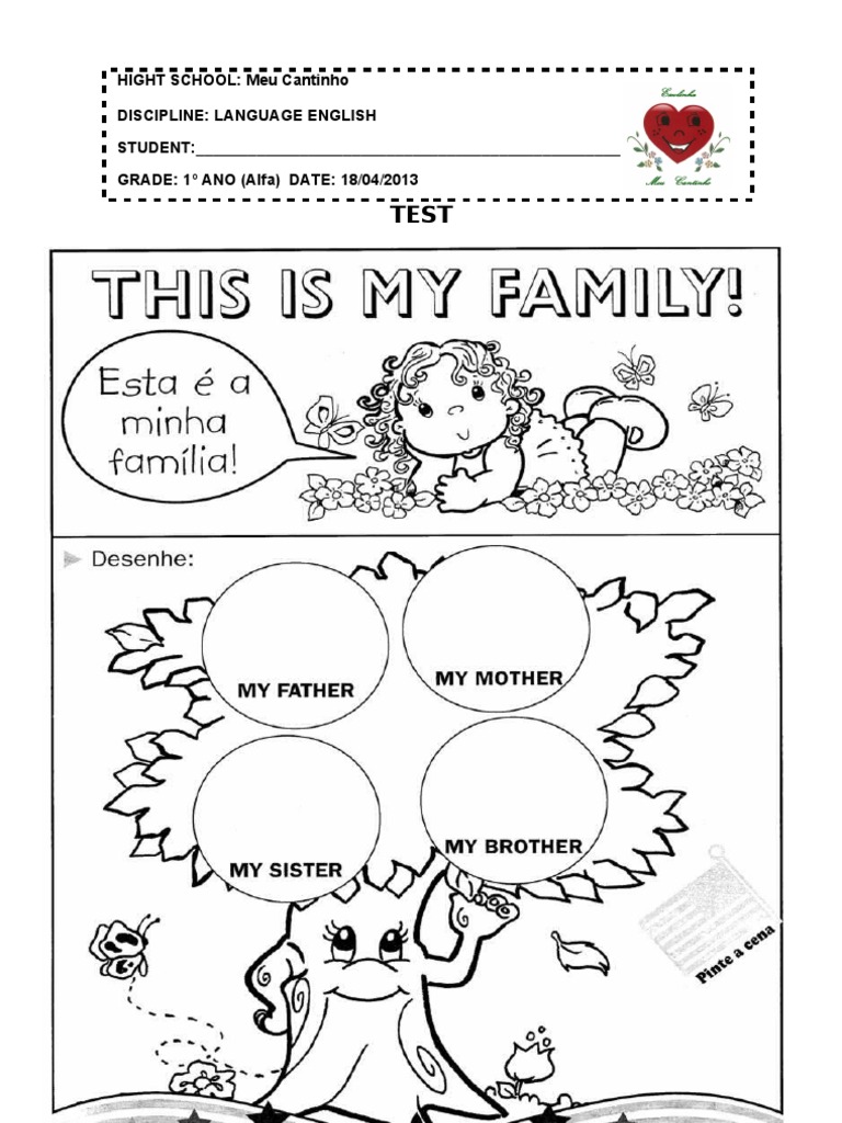HIGHT SCHOOL: Meu Cantinho Discipline: Language English STUDENT ...