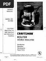 Craftsman Router 315.175040 | Power Supply | Manufactured Goods